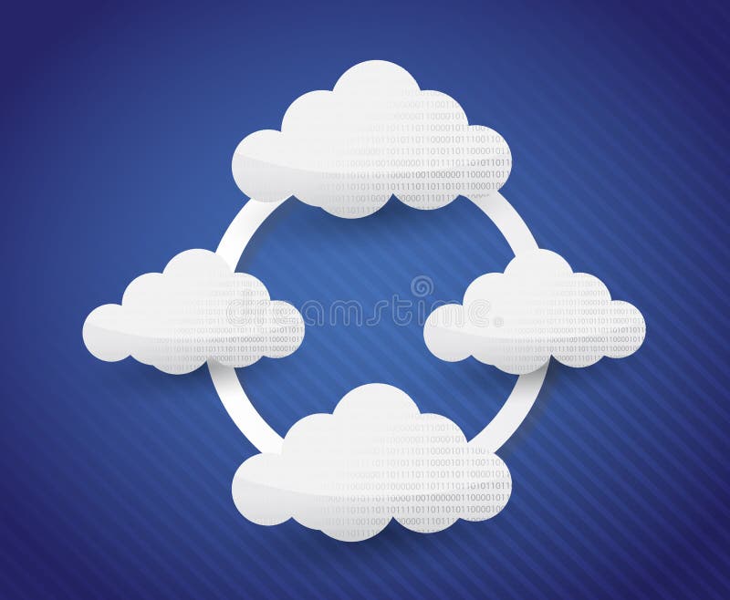 Cycle Cloud glossy icon stock illustration. Illustration of symbol ...