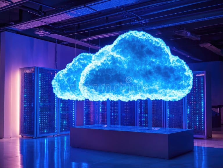 Cloud Computing Data Center Stock Image Image Of Network