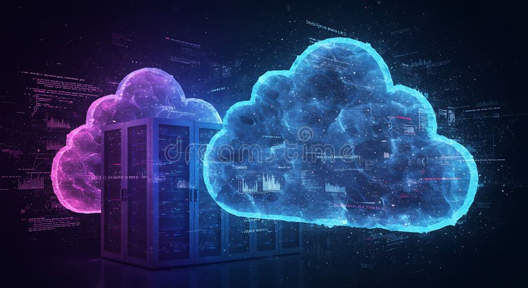 Cloud Computing Data Servers with Network Connection Visualization ...