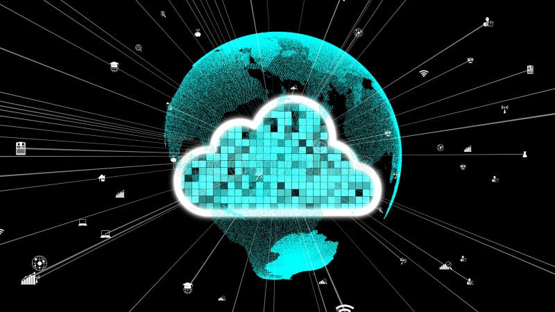 Cloud Computing and Data Storage Technology for Future Innovation Stock ...