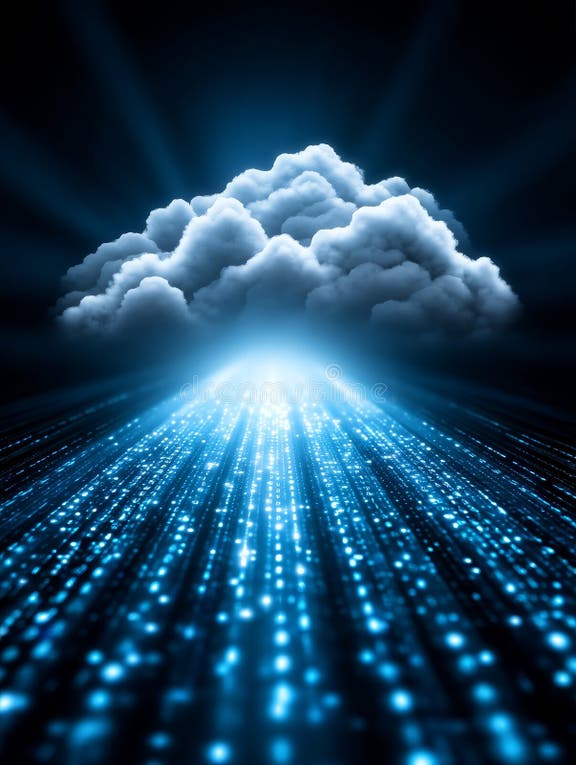 Cloud Computing Data Transfer Internet Future Technology Futuristic ...