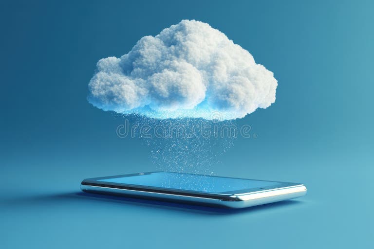 Cloud Computing Data Transfer Smartphone Digital Technology Mobile ...