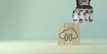 Cloud Computing for Digital Transformation. Heavy Computing Power, Storage, and it Stock Photo ...