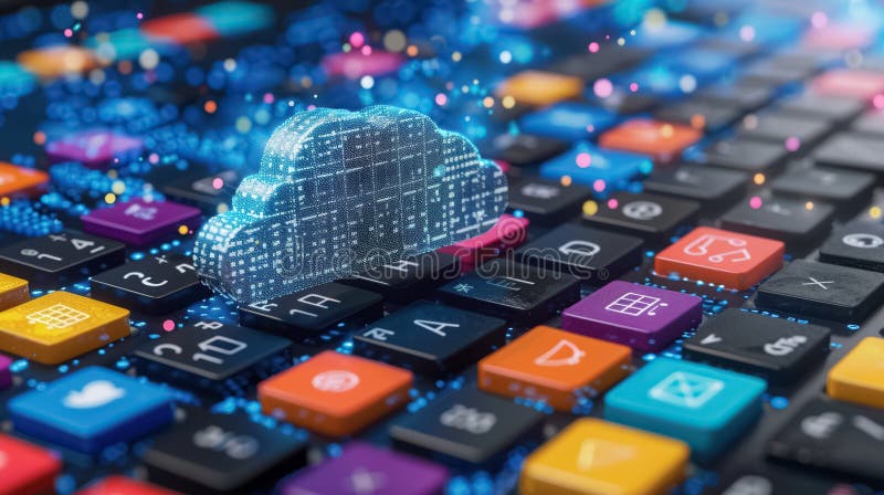 Cloud Computing for E-commerce, Online Shopping Platforms Stock ...