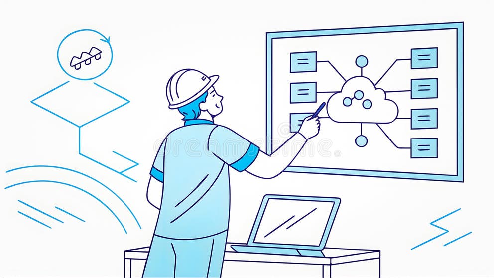 Career Planning Cartoon Blue Text Stock Illustrations – 190 Career ...