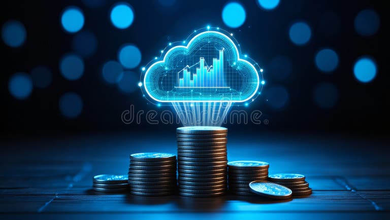 Cloud Computing Finance Data Analysis with Coins and Graph in Digital Technology Stock ...