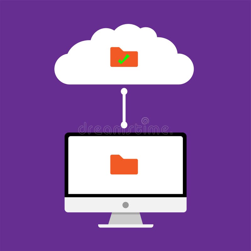 Cloud Computing Flat Design Modern Illustration Concept, Stock ...