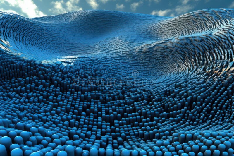 Navigating the Cloud Technology Landscape AI Generated Illustration ...