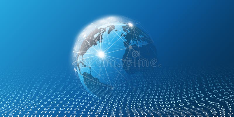 Cloud Computing and Global Networks Concept Stock Vector - Illustration ...