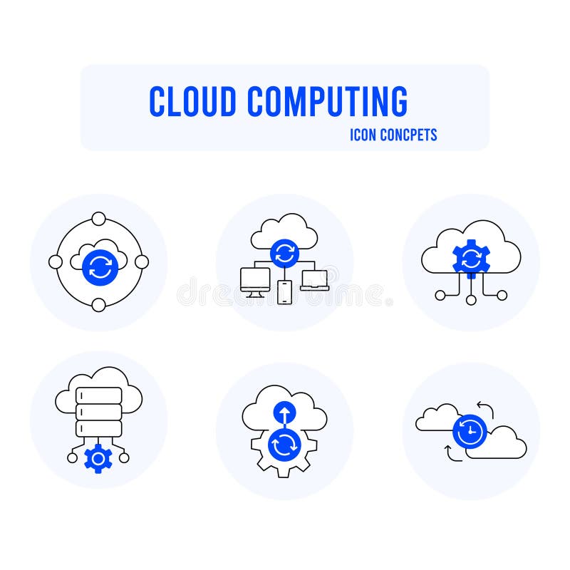 Cloud Computing Icon. Cloud Computing Services, Cloud Computing ...