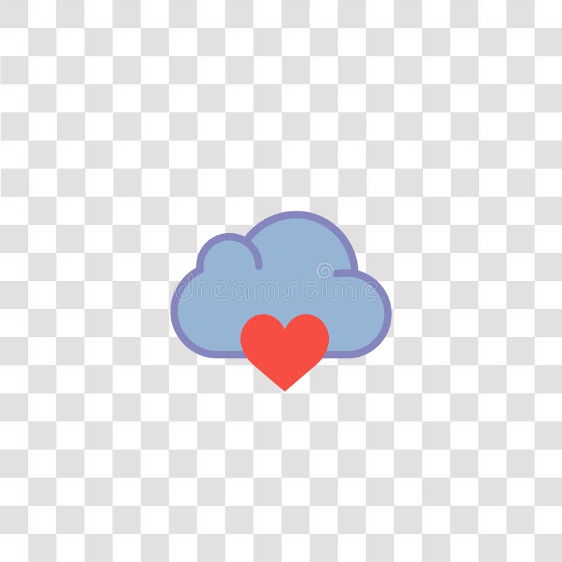 Cloud Computing Icon Sign and Symbol. Cloud Computing Color Icon for ...