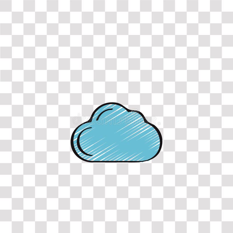 Cloud Computing Icon Sign and Symbol. Cloud Computing Color Icon for ...