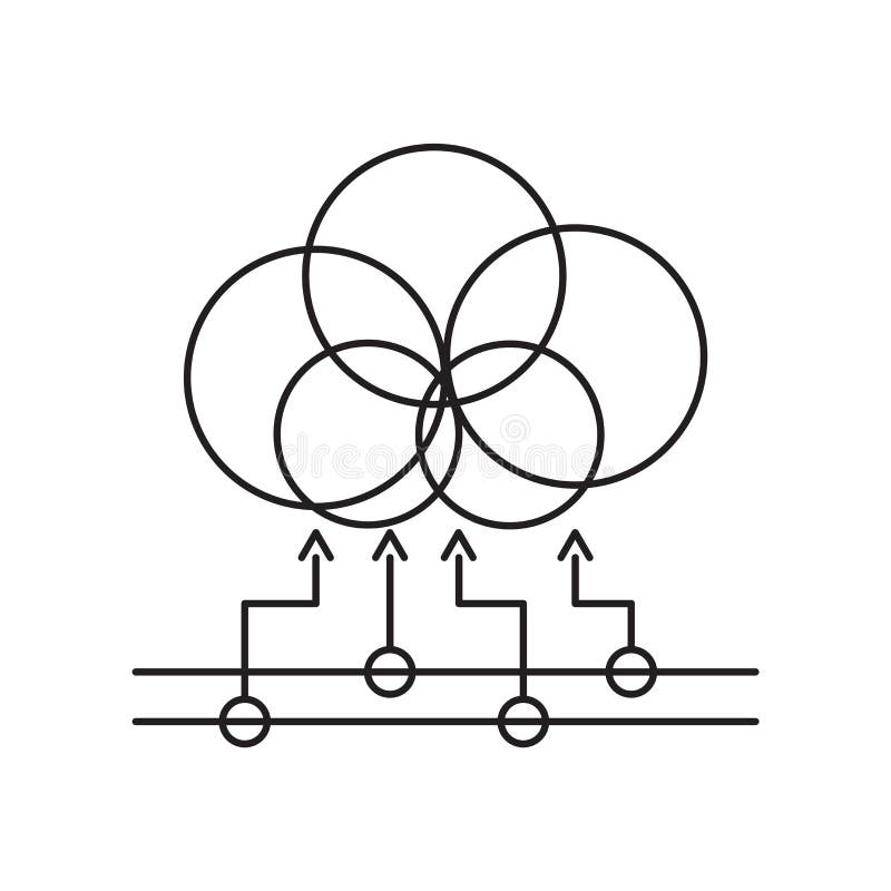 Cloud Computing Icon Vector Isolated on White Background, Cloud Stock ...