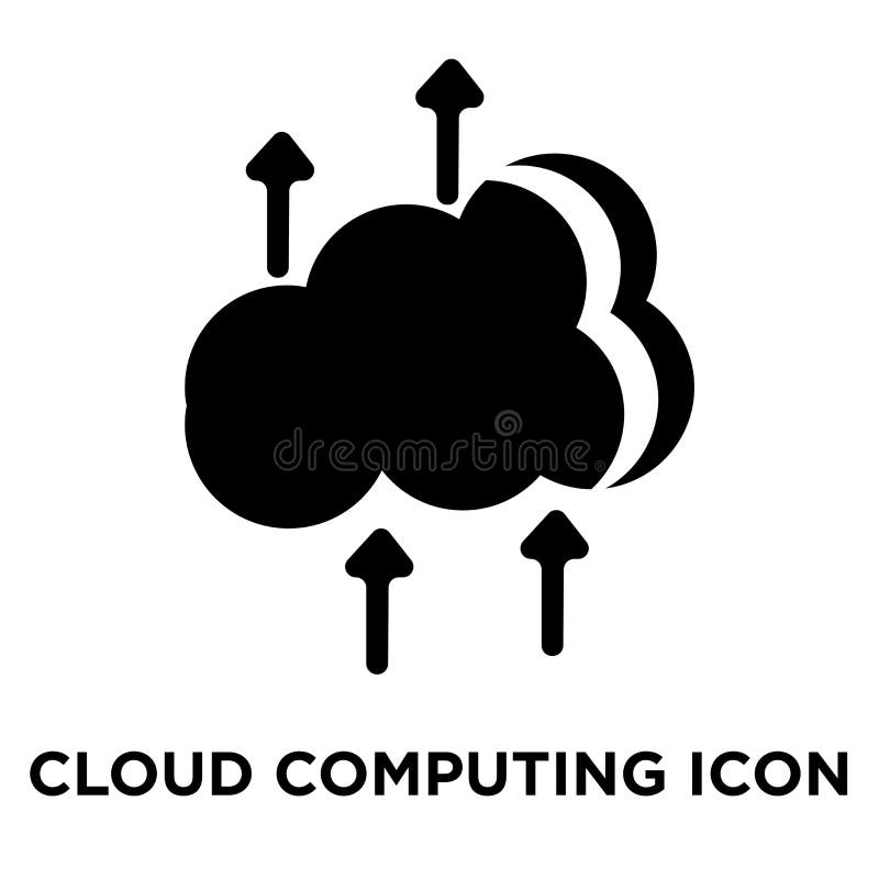Cloud Computing Icon Vector Isolated on White Background, Cloud Computing Sign , Technology ...