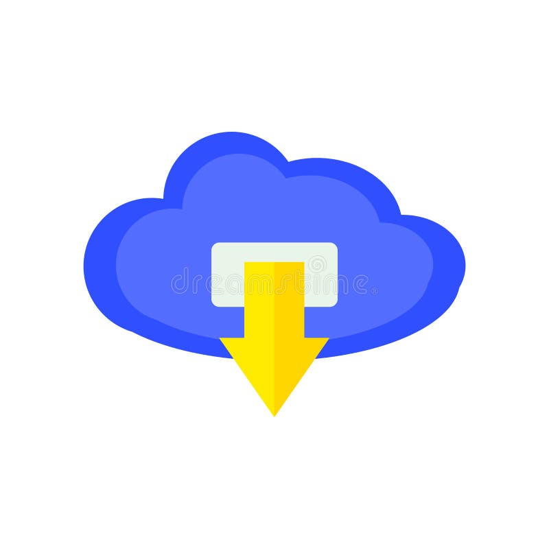 Cloud Computing Icon Vector Isolated on White Background, Cloud Computing Sign , Technology ...