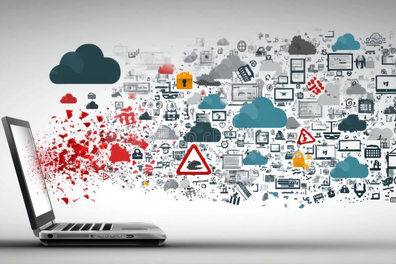 Cloud Computing Icons Disrupted by Firewalls during Data Transfer in a ...