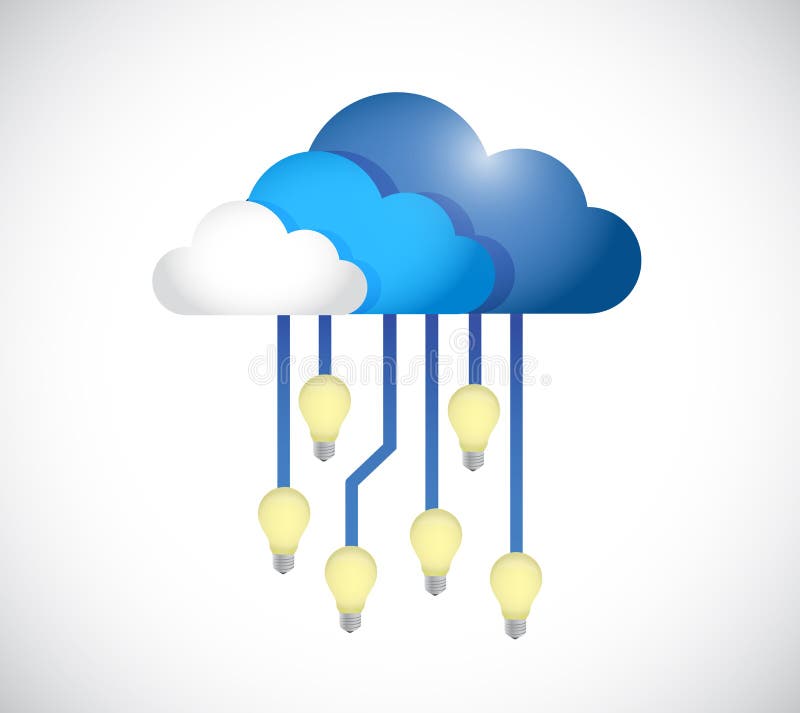 Cloud Computing Ideas Concept Illustration Stock Illustration ...