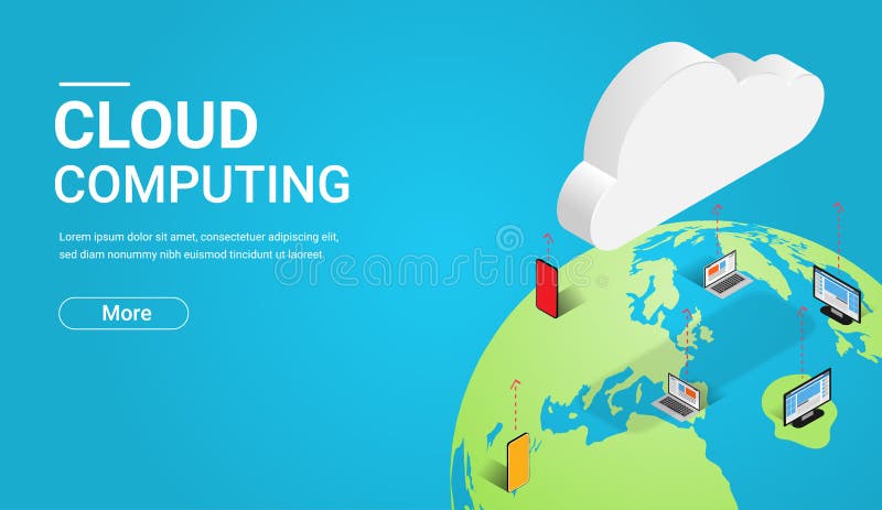 Cloud Computing Illustration Some Elements of this Image Furnished by ...