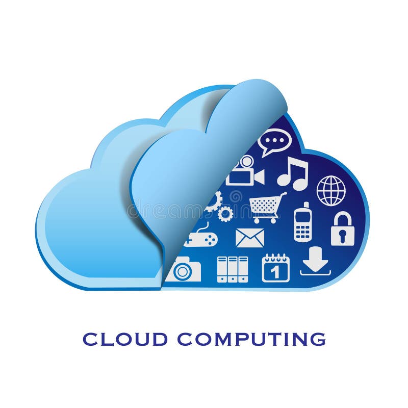 Cloud computing stock photo. Image of network, online - 25327728