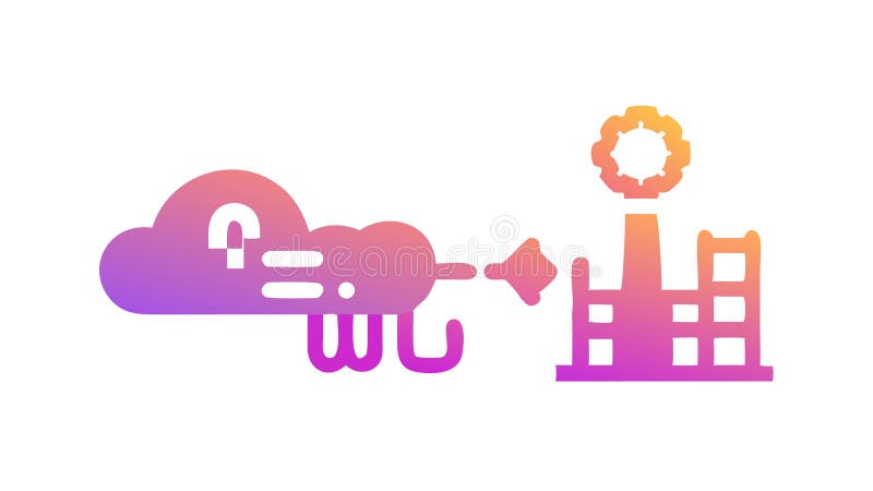 Cloud Computing and Industry Digitalization, Vector Design Generative AI Stock Vector ...