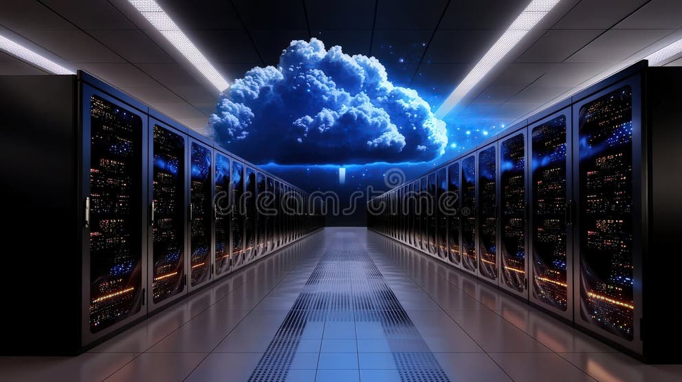 Cloud Computing Infrastructure Data Center Digital Environment ...