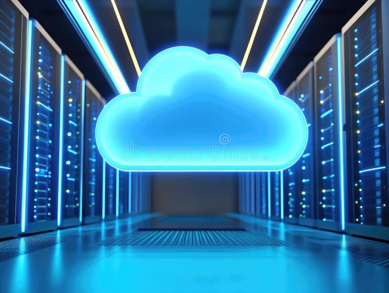 Cloud Computing Infrastructure Data Center Stock Photo - Image of software, power: 366244774