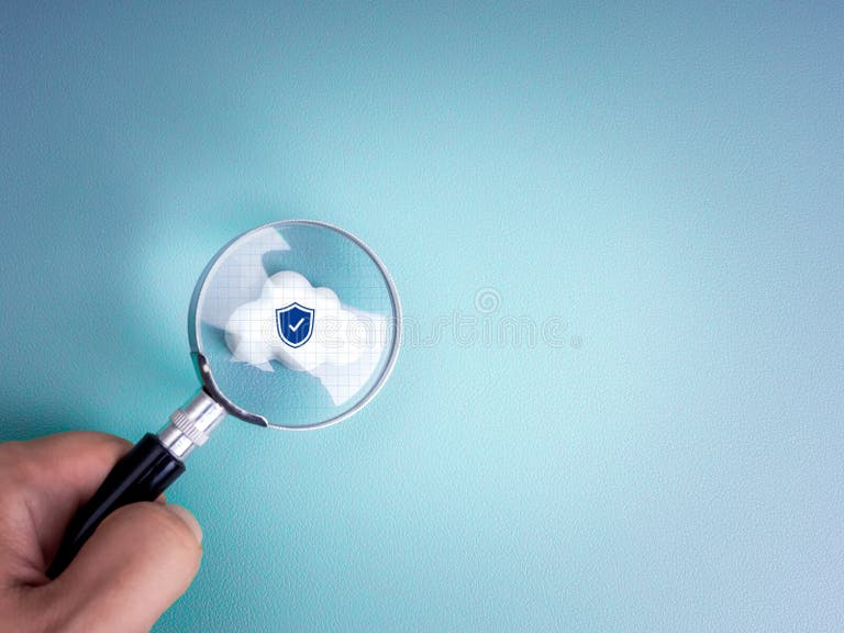 Cloud Computing Infrastructure Technology, Security Data System Storage Service Concept ...