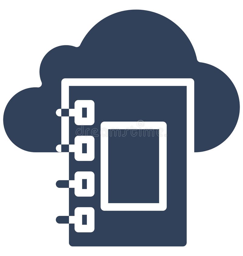 Cloud Computing Isolated Vector Icon that Can Easily Modify or Edit. Stock Vector - Illustration ...