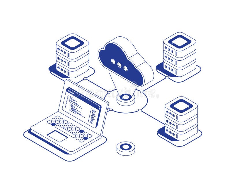 Big Data Isometric Illustration Stock Illustrations – 7,586 Big Data Isometric Illustration ...