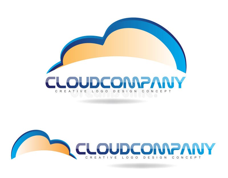 Cloud Computing Logo stock vector. Illustration of download - 23189230