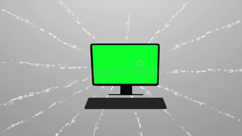 Binary Code Hexadecimal Code Running Up A Computer Screen Blue Digits Stock Video Video Of
