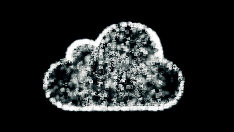 Cloud Computing Network Conception Stock Illustration - Illustration of equipment, code: 84186214