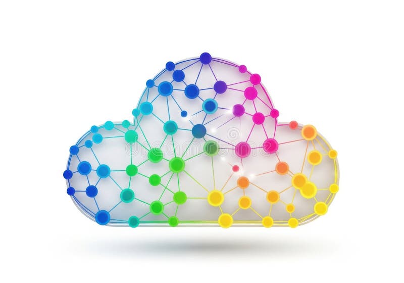 Cloud Computing Network Connection Data Information Technology Abstract Digital Concept Stock ...