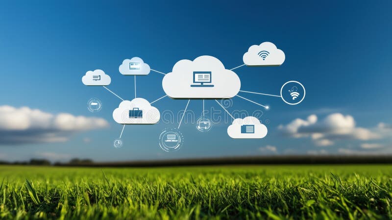 Cloud Computing Network Connectivity Over Green Field and Blue Sky ...