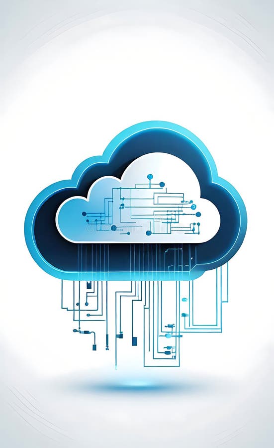 Cloud Computing Network, Core of Cloud Computing Network Stock ...