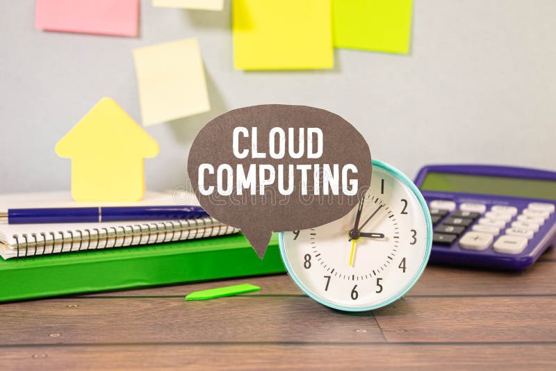 Cloud Computing. Cloud Networking Business Concept of Blackboard ...