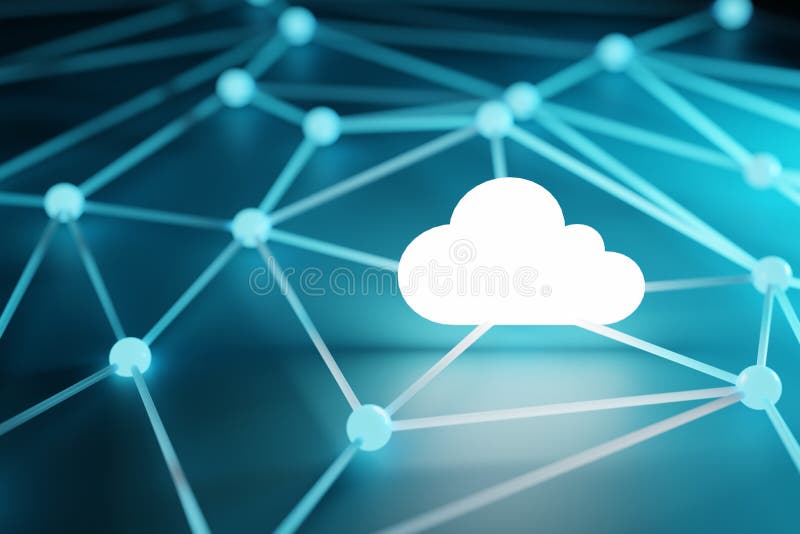 Cloud Computing And Networking Concept 3d Stock Illustration Illustration Of Technology