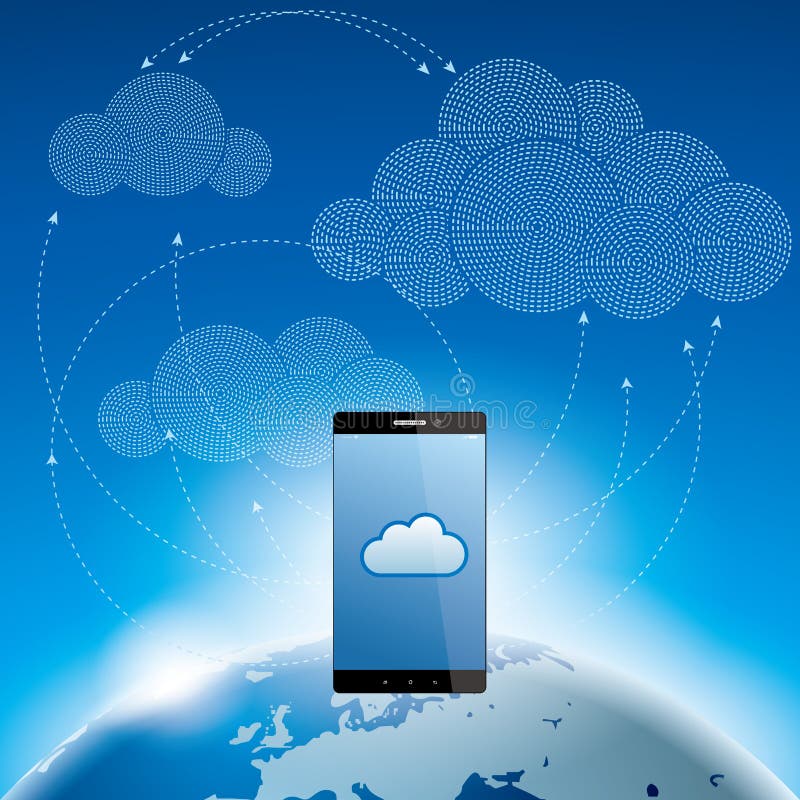 Cloud Computing and Networking Design Concept Stock Vector ... Cloud Computing and Networking Design Concept Stock Vector ...