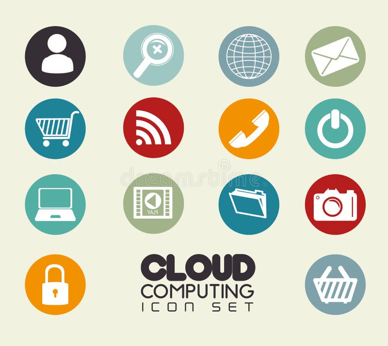 Computing Pictograms Stock Illustrations – 851 Computing Pictograms ...