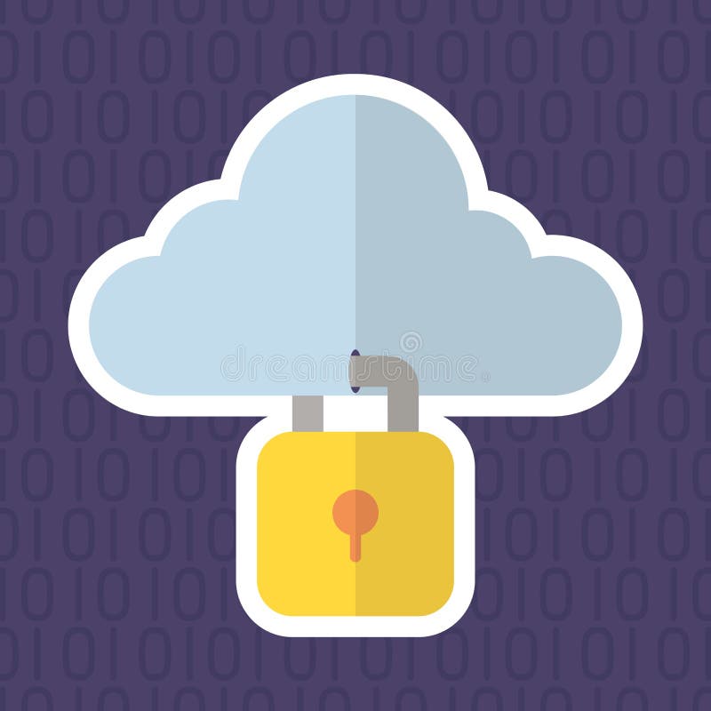 Technology Internet Security Flat Design Stock Illustration - Illustration of protection, virus ...