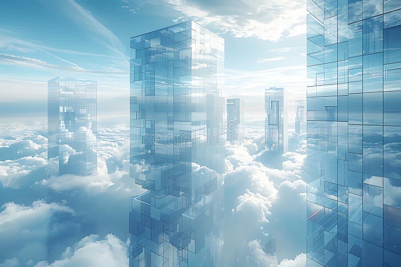 Cloud Computing Platform Revolutionizes Business Efficiency Stock ...