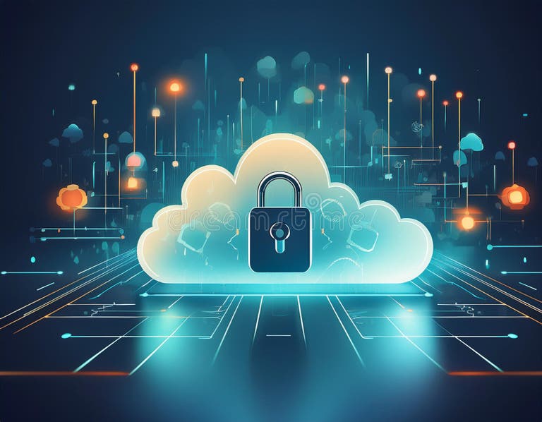 Digital Clock Cloud Computing with Secure Data Transfer, Cybersecurity ...