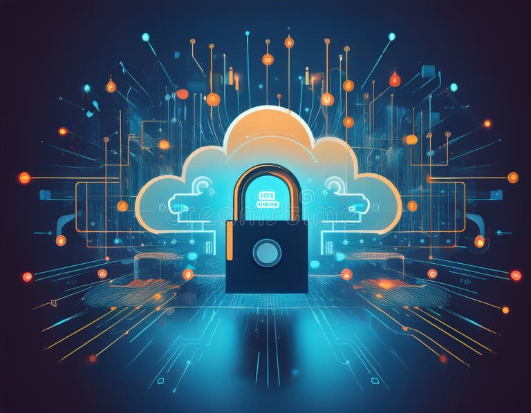 Digital Clock Cloud Computing with Secure Data Transfer, Cybersecurity, and Advanced Network ...