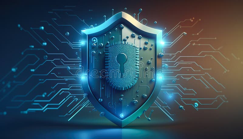 Cloud Computing Security Protecting Data In The Digital Age Ai Generated Stock Illustration