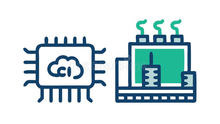 Cloud Computing Server Rack, Data Center Infrastructure, Vector Design ...