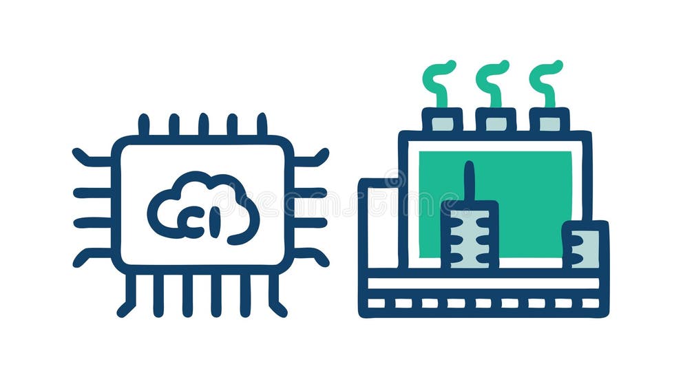Cloud Computing Server Rack, Data Center Infrastructure, Vector Design Generative AI Stock ...