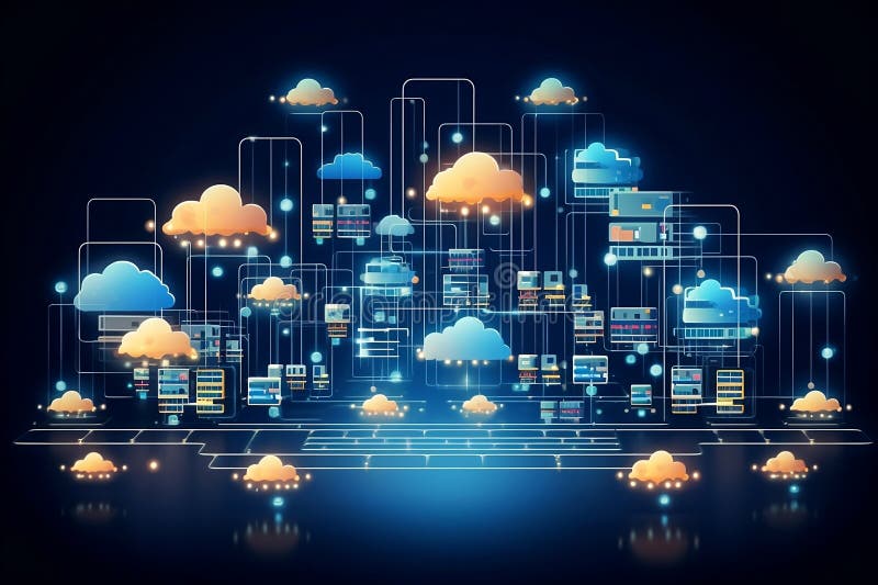 Cloud Computing Server System Storage Unit Network System Computer