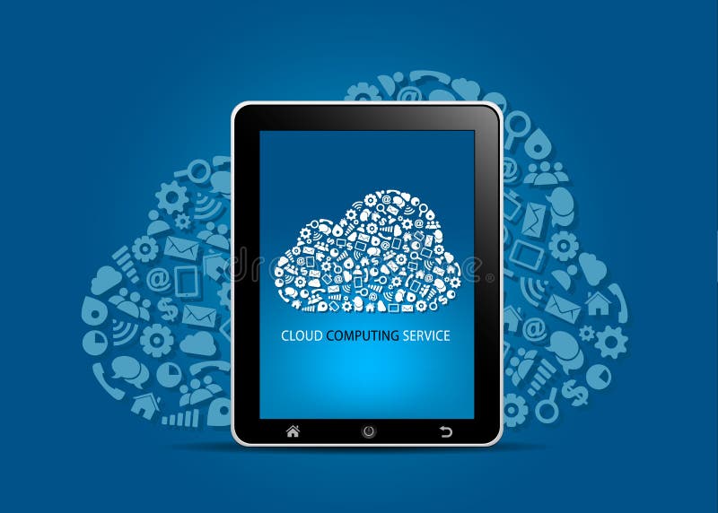 Cloud Computing Login Form stock vector. Illustration of form - 29054005