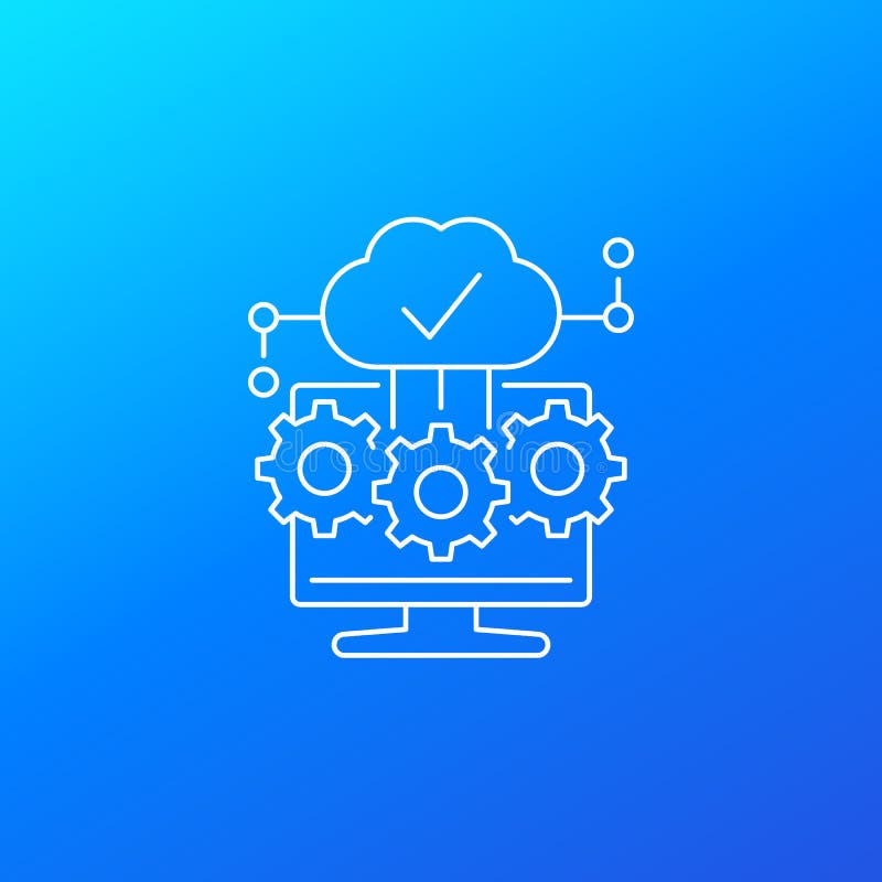 Cloud API, Software Integration Vector Stock Vector - Illustration of ... Cloud API, Software Integration Vector Stock Vector - Illustration of ...