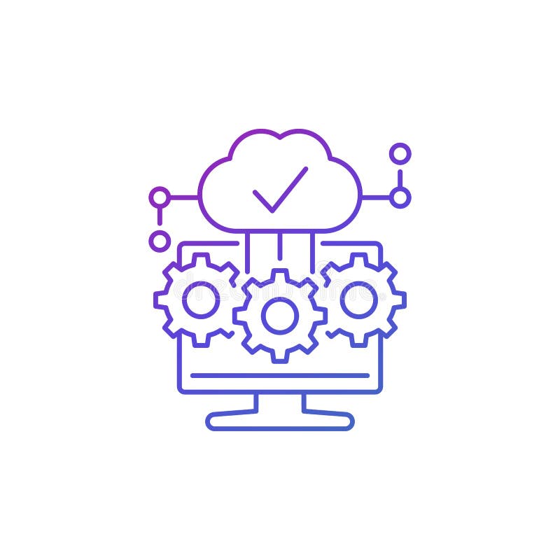 Cloud API, Software Integration Vector Stock Vector - Illustration of ... Cloud API, Software Integration Vector Stock Vector - Illustration of ...